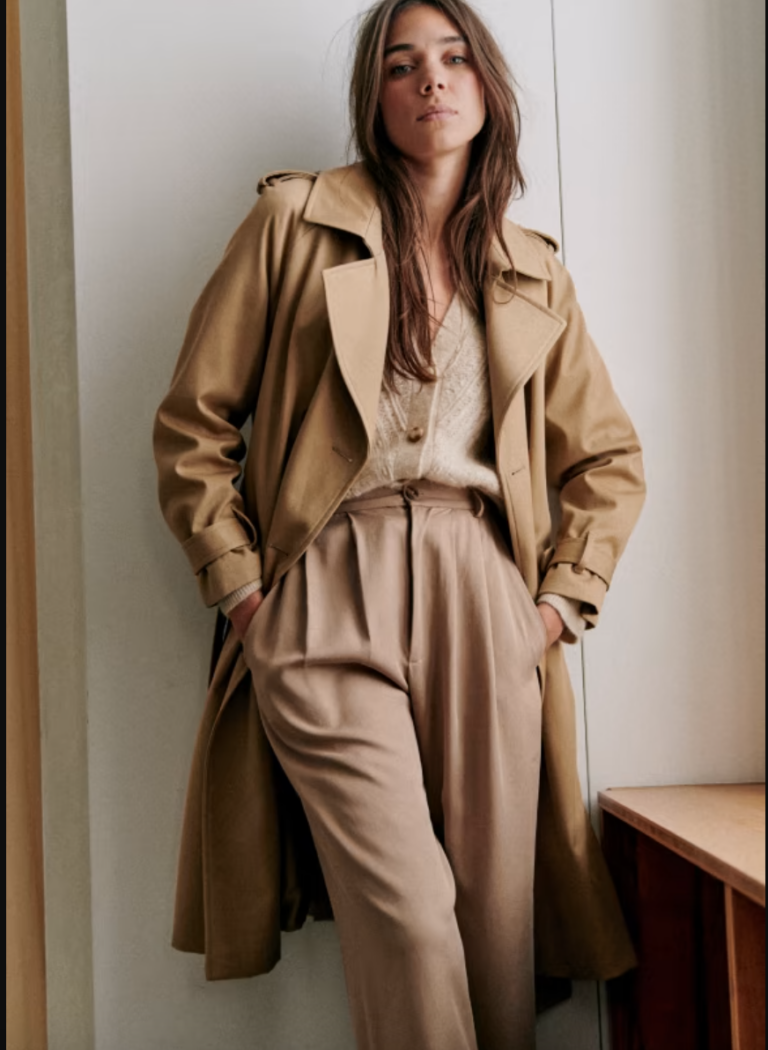 The trench coat to master the quiet luxury trend